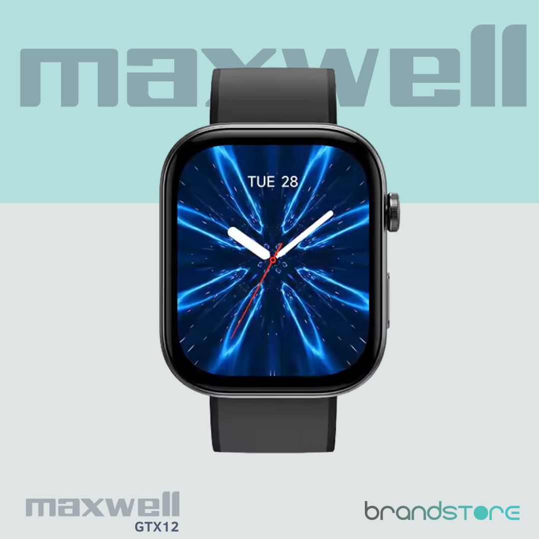 Smartwatch Maxwell GTX12 AMOLED Full Vision HD avec Assistant vocal AI ...